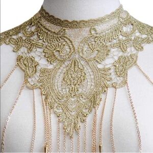 bodyyy | Jewelry | Body Chain Necklace Lace Body Harness | Poshmark